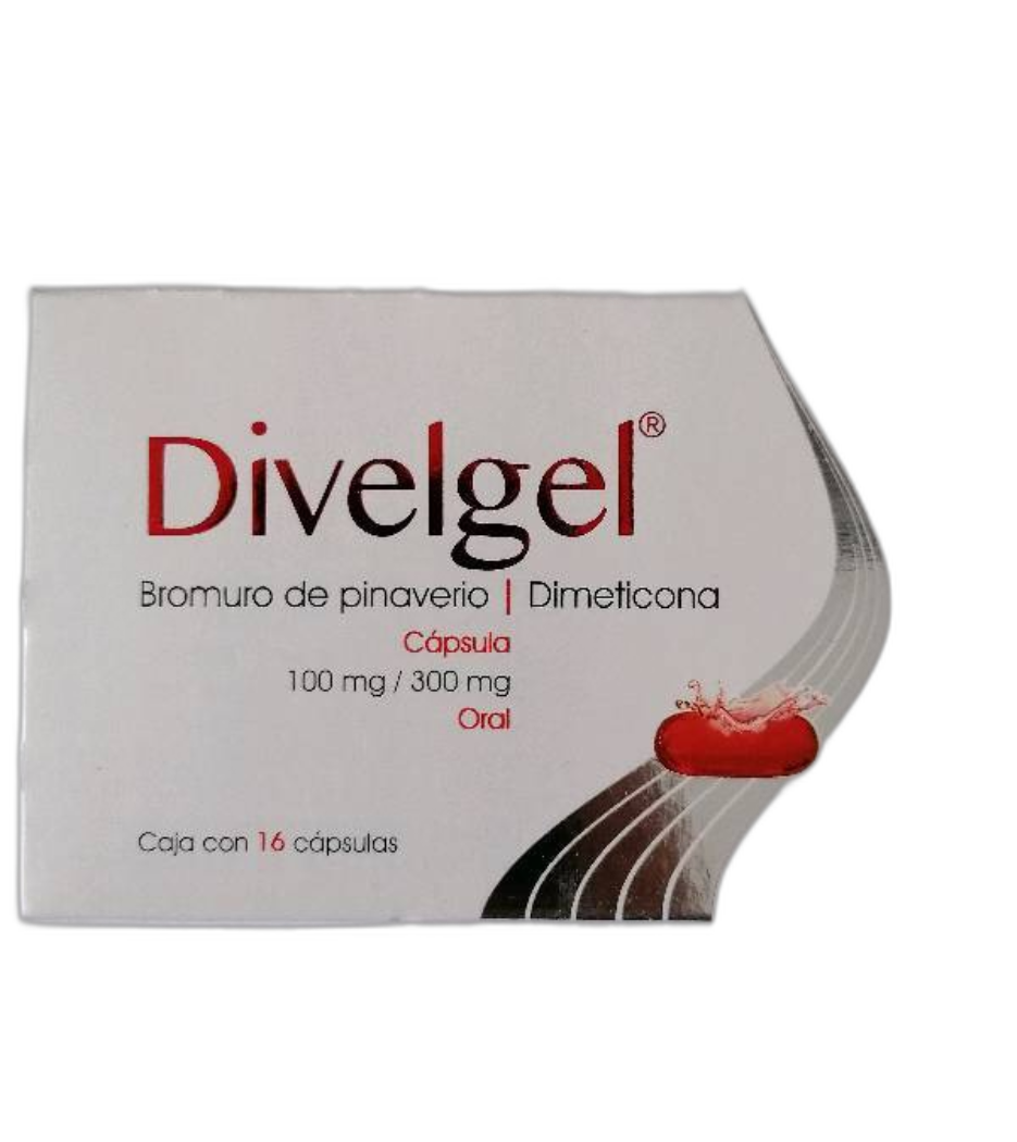 Bromuro de Pinaverio /Dimeticona cápsula 100/300 mg en Ciudad de Mexico