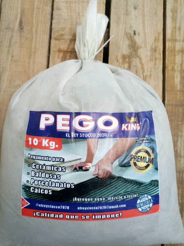 Pego Gris 12kg Marca King En Maturín