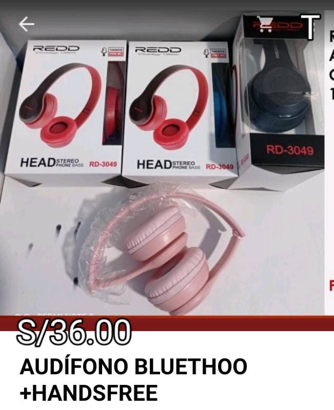 Audífonos Bluetooth + hand free en Lima