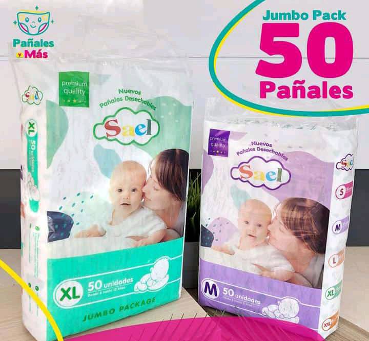 Pañales Jumbo Sael premium en Santiago de los Caballeros