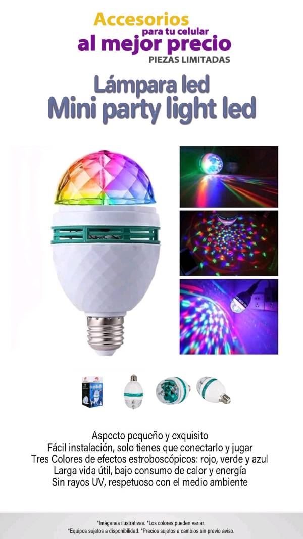 Lámpara LED Mini party light Led en CDMX