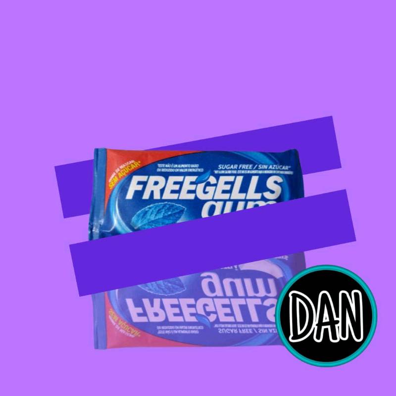 Chicle Freegells® Menta Azul 8g en Caracas