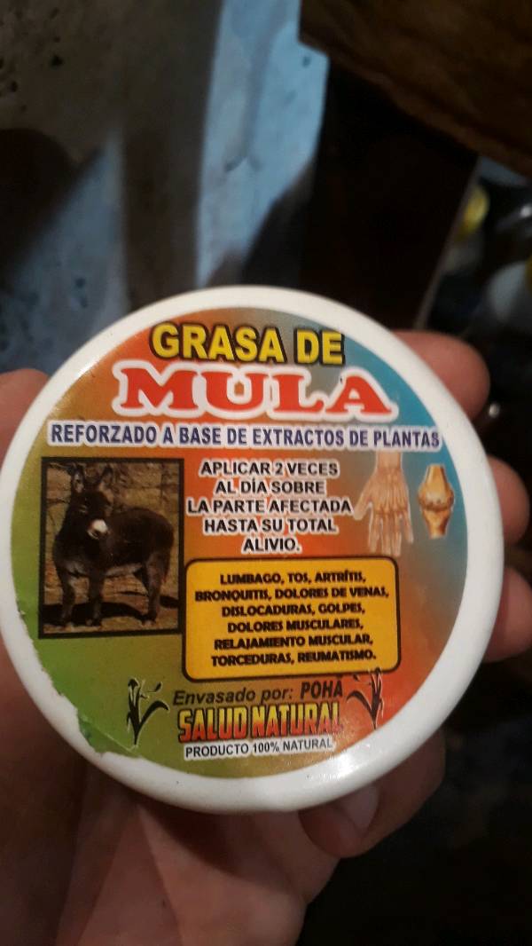 Ungüento Grasa de mula en Fernando de la Mora