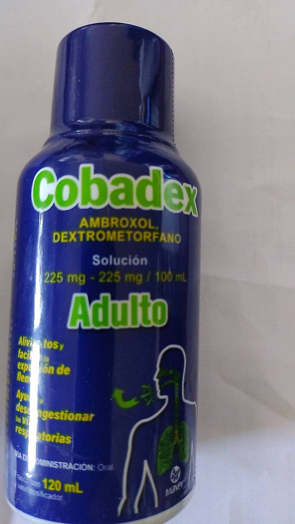 Cobadex adulto (Ambroxol, dextrometorfano) jarabe en Temascalcingo