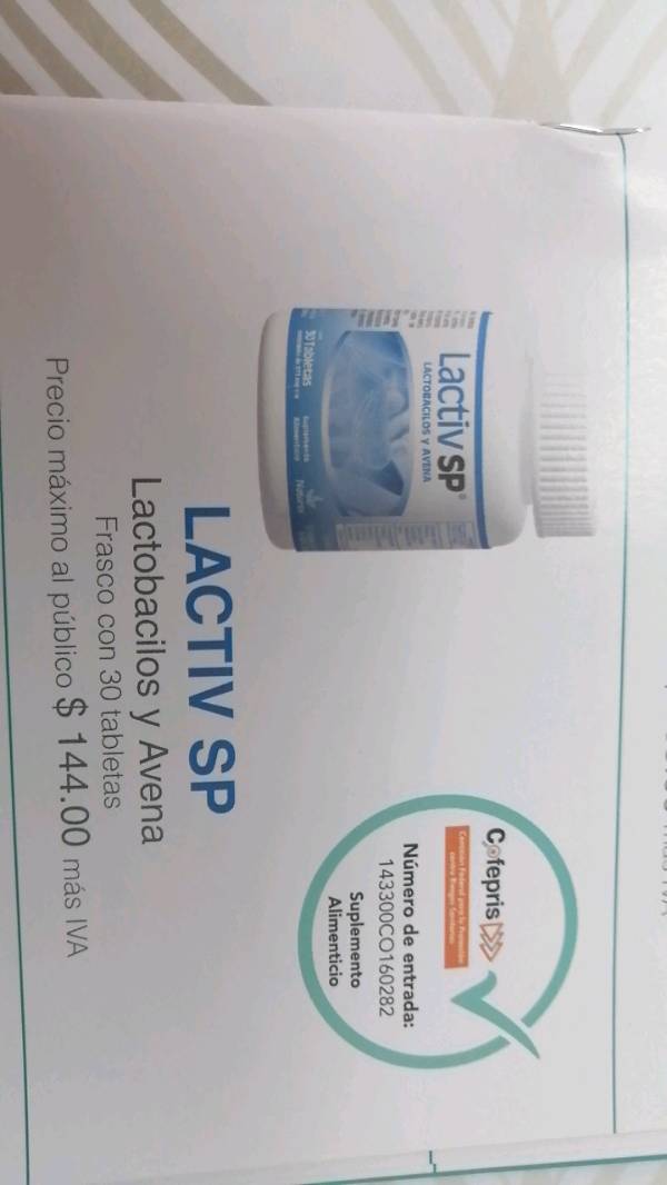 LACTIV SP fco. 30 tab. en Valladolid