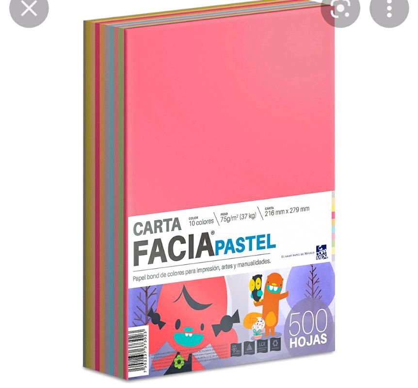 Hojas bond de colores en Santo Domingo