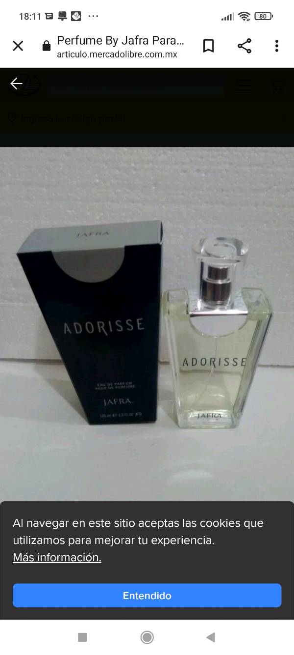 Perfume Adorisse en Veracruz