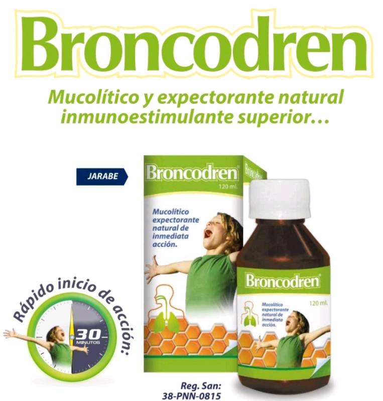 Broncodren Jarabe 120ml en La Troncal
