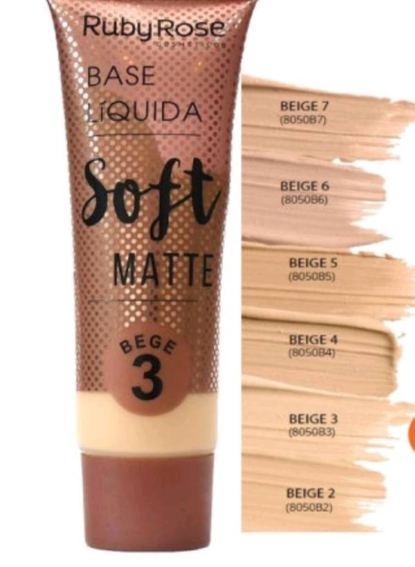 Base liquida ruby Rose soft matte en Cali