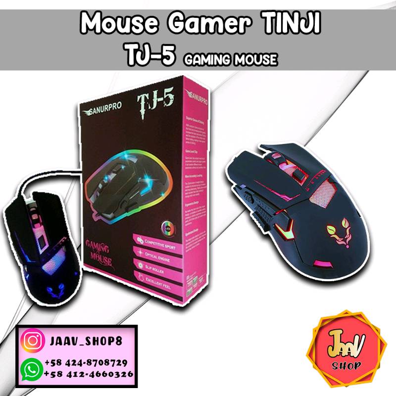 Mouse Gamer TJ-5 en Puerto la Cruz