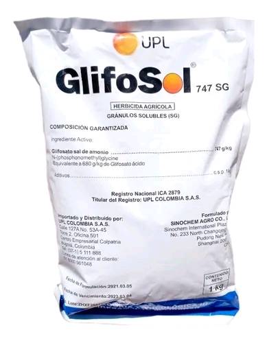 Glifosol 747 SG 1 kg y Glyfosan 747 WG en Barquisimeto