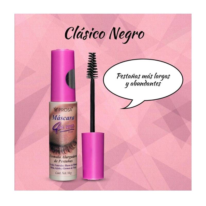 Rimel prosa 4 en 1 tapa rosada original en Ambato