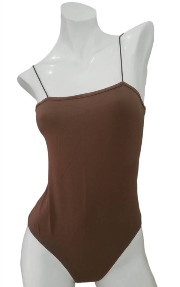 Body de tiras tono café en Villa de Leiva