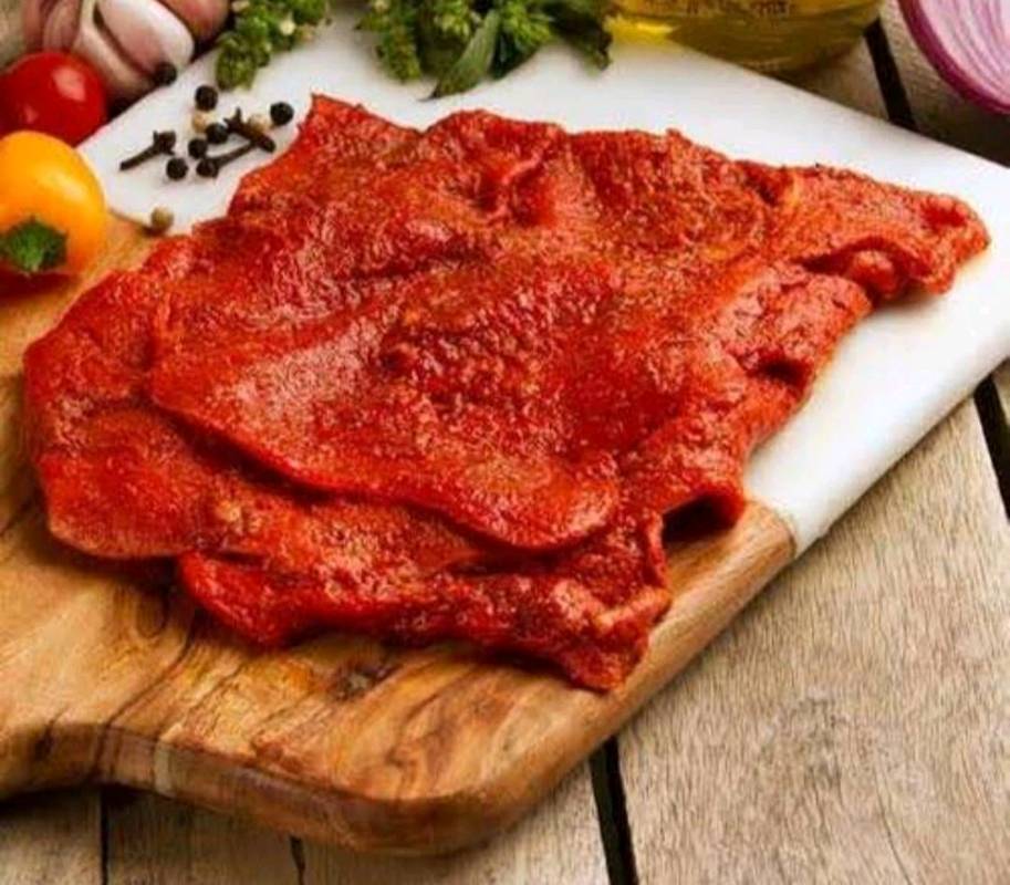 Cecina enchilada en Toluca