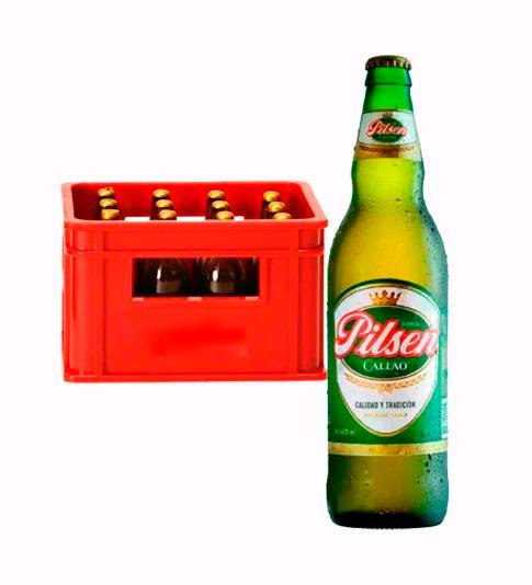 Caja de Cerveza Pilsen Callao 12 Unidades Retornable en Pucallpa