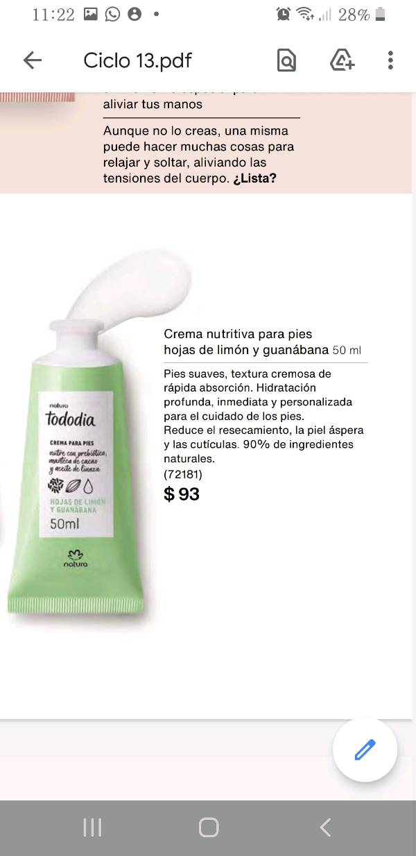 Crema para pies hojas de limón y guanábana en Tlalnepantla