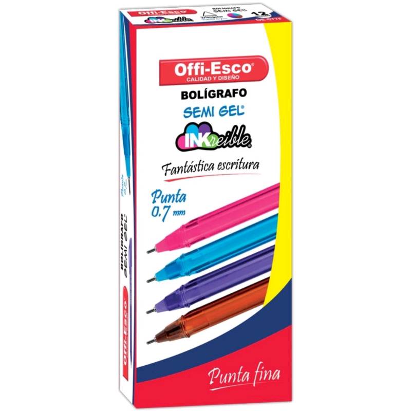 Esferos de colores offi esco en Ubate