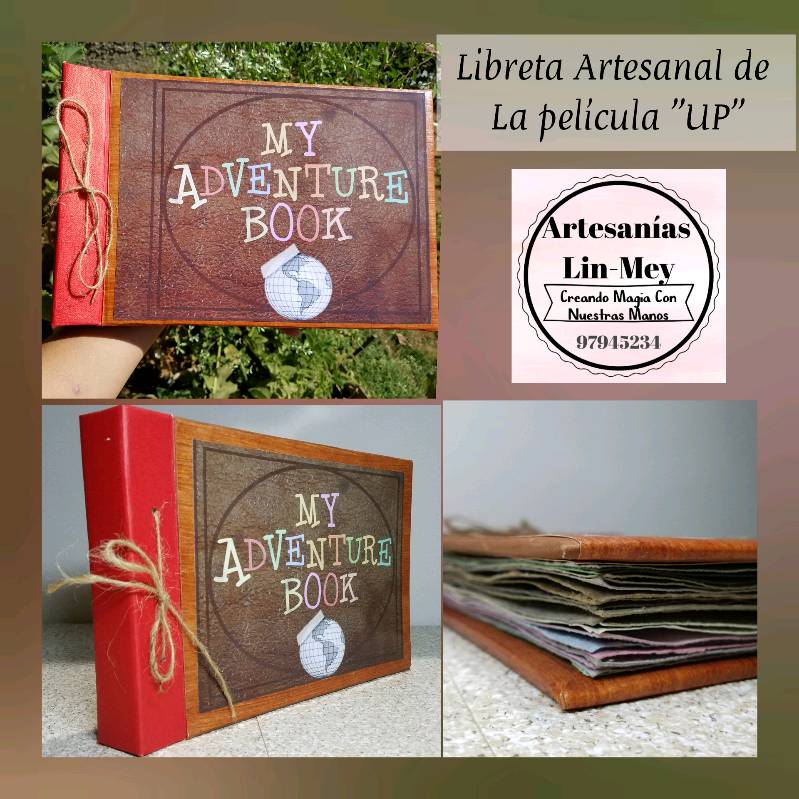 Libreta Artesanal de Película Up en El Paraíso