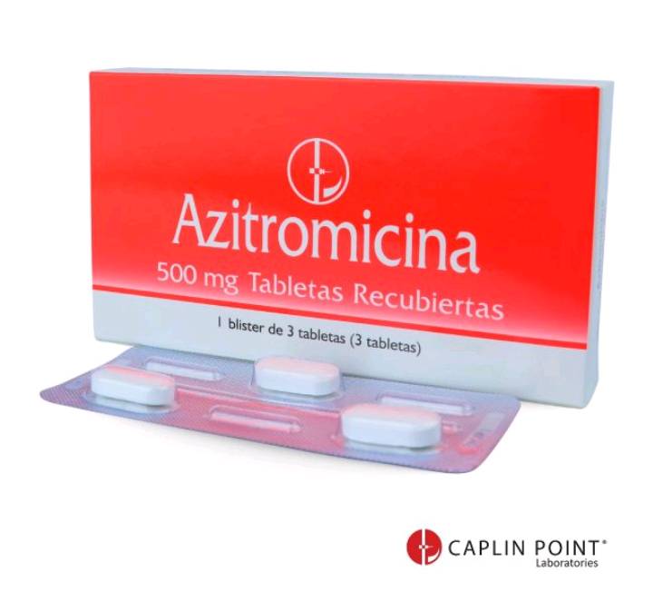 Azitromicina 500mg caja X3 tabletas caplín point en Quetzaltenango