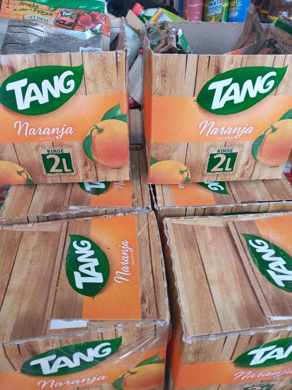 CAJAS DE TANG DE 🍊🍊🍊 CON 20 SOBRES. en santa tecla