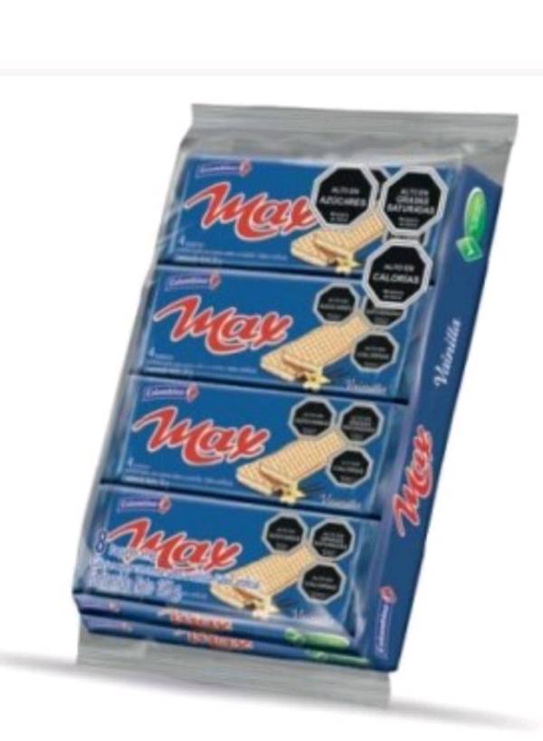 OBLEA MAX VAINILLA X 8 UND en vallenar