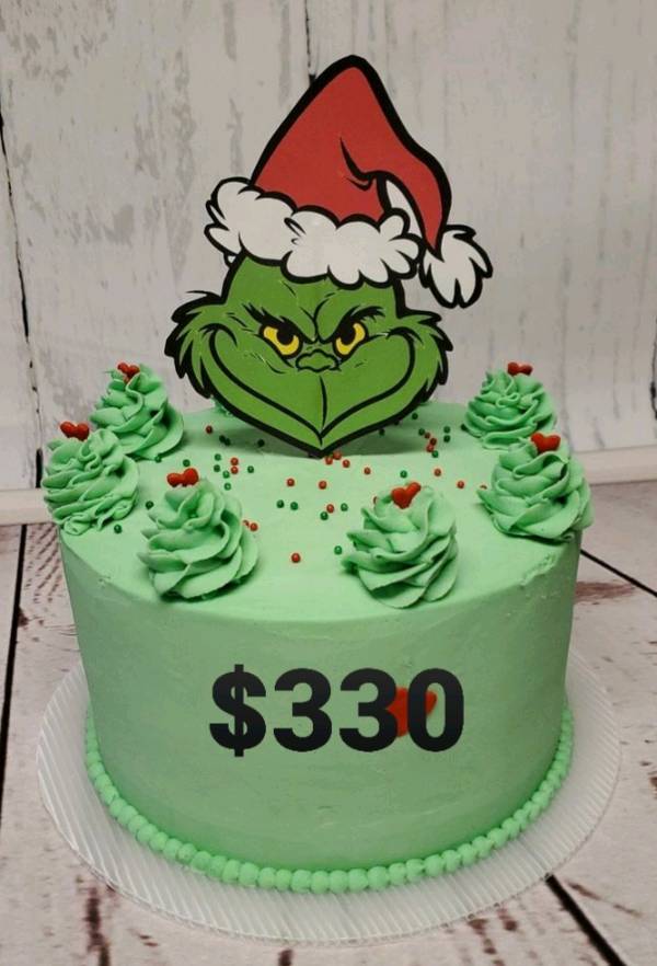 Pastel Grinch en Monterrey