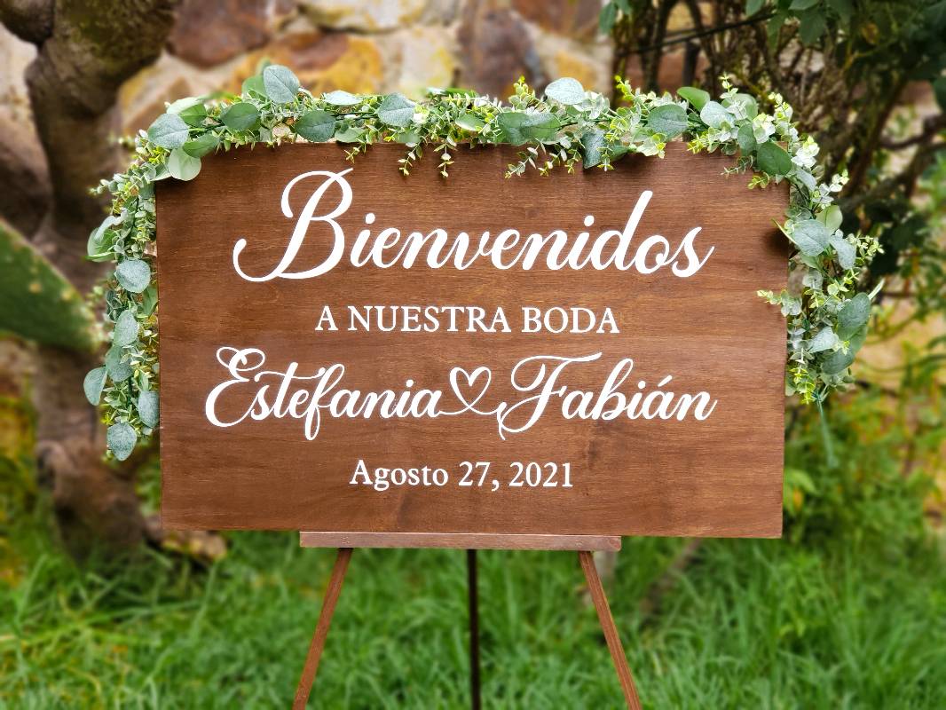 Letrero de Recepción Mediano en Tijuana