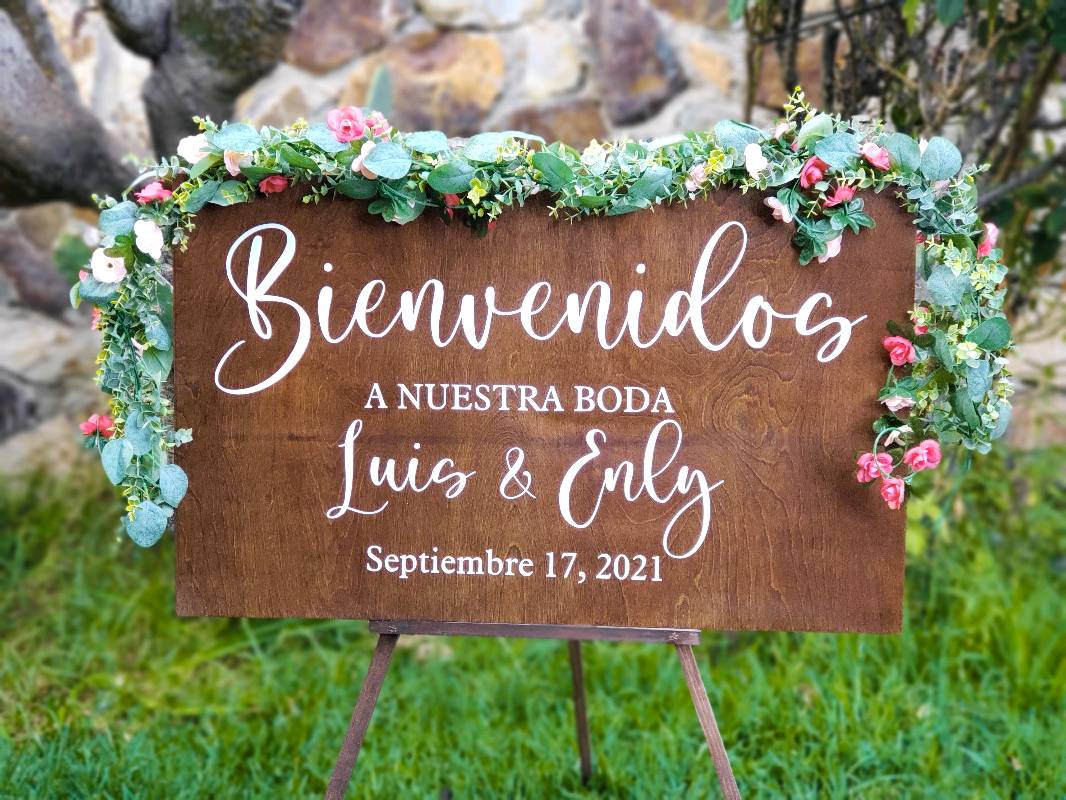 Letrero de Recepción Mediano en Tijuana