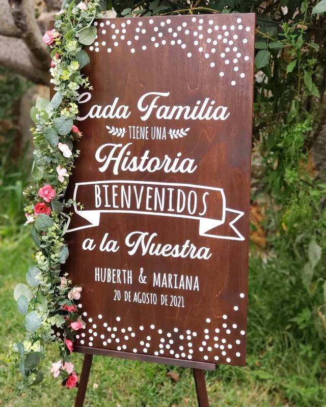 Letrero de Recepción Mediano en Tijuana