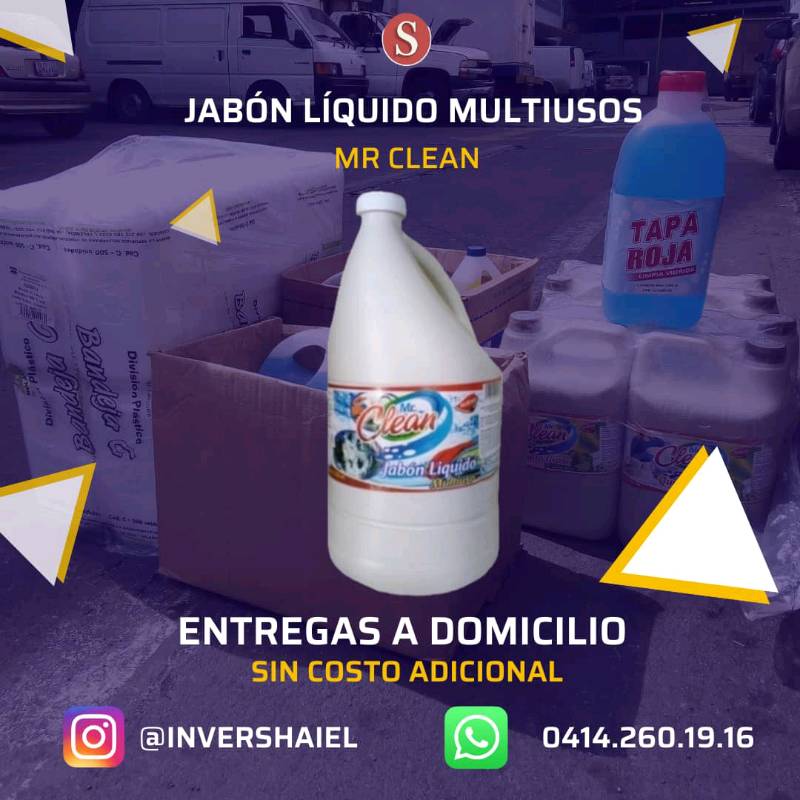 Jabón Líquido Multiusos MR. CLEAN GALON en Caracas