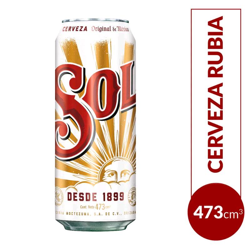 Cerveza Sol 473ml Sixpack 6 en San Miguel