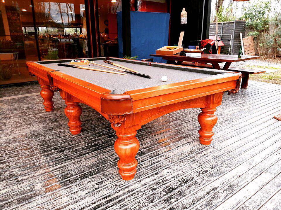 Mesa de Pool Profesional Piedra Pizarra full Raulí en Rancagua