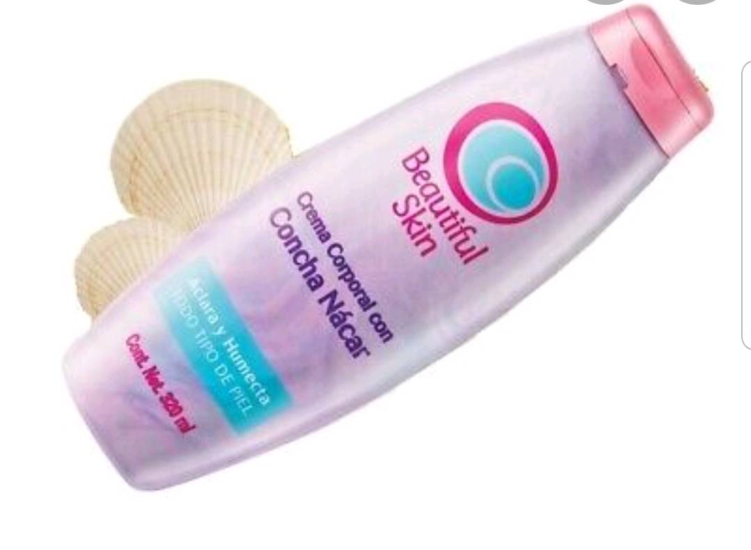Crema corporal concha nacar en Ilopango