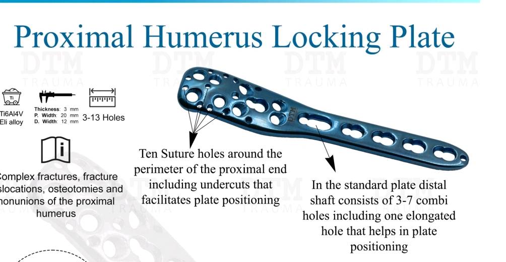 Placa bloqueada tipo philos 3.5mm en Lima