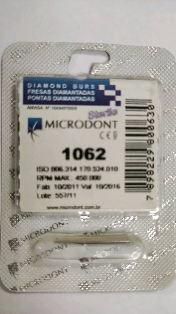 Piedra Diamantada Ref 1062 (troncoconica pta chata) Microdont en Lecherias