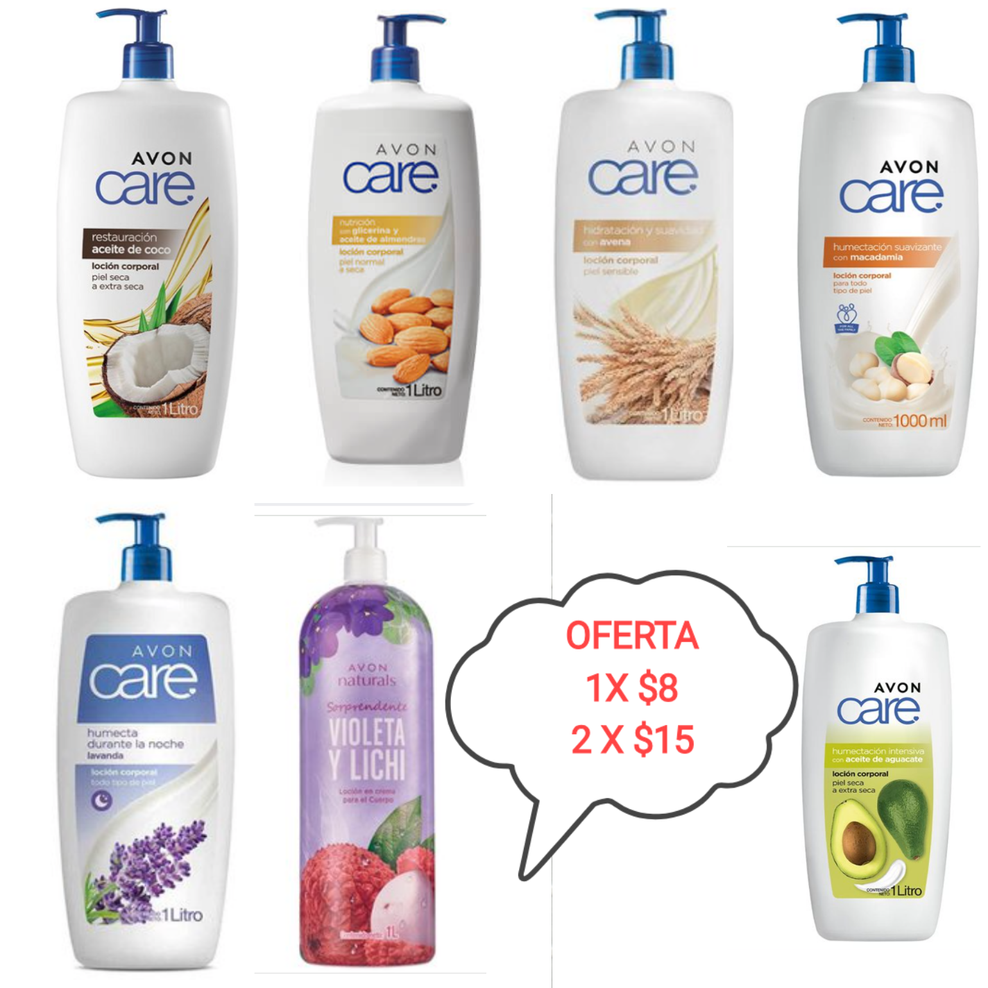 CREMAS AVON CARE 1 LITRO en Quito