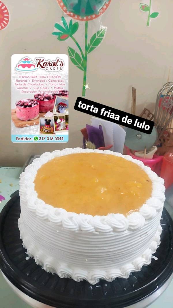 Torta fría de lulo media libra en Palmira