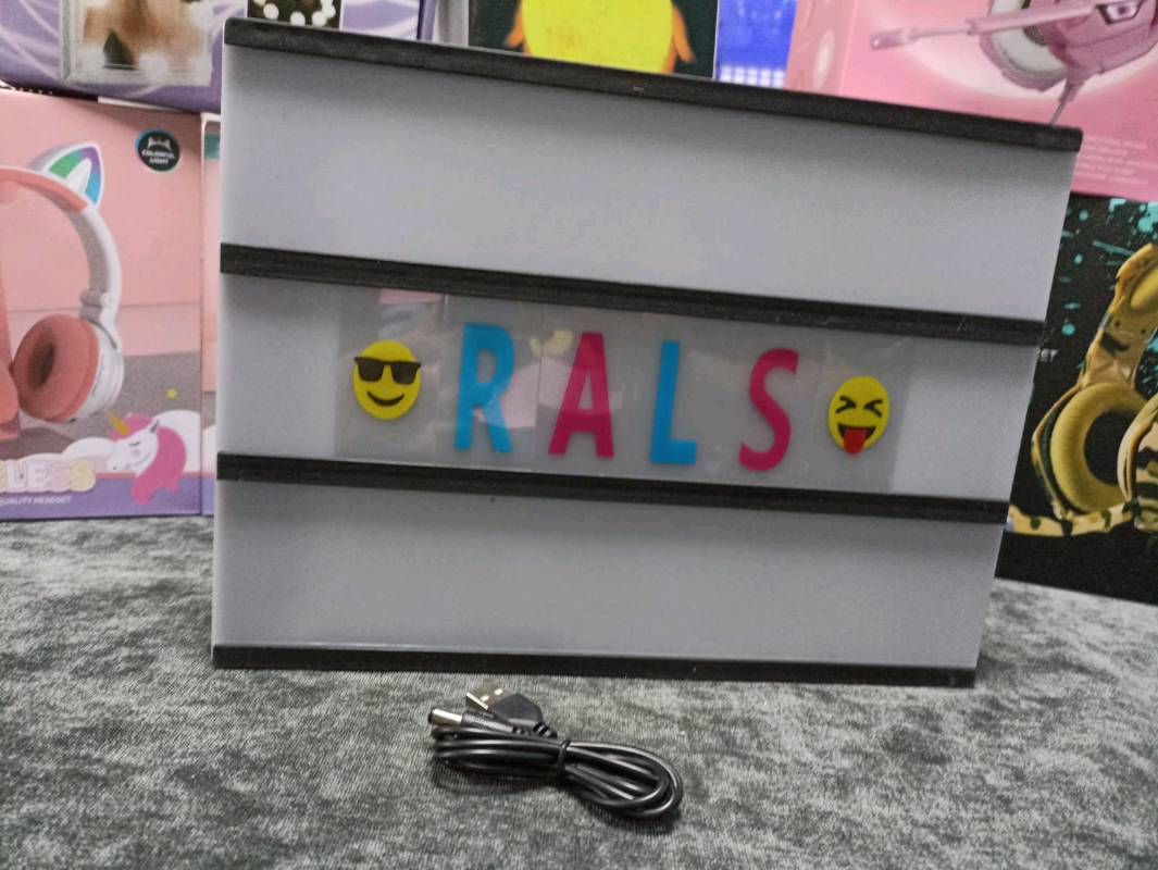 Letrero con luz led en Mexico City