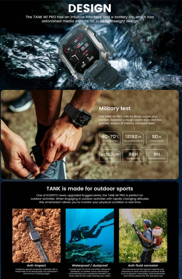 SMARTWATCH TANK M1 PRO en Lima