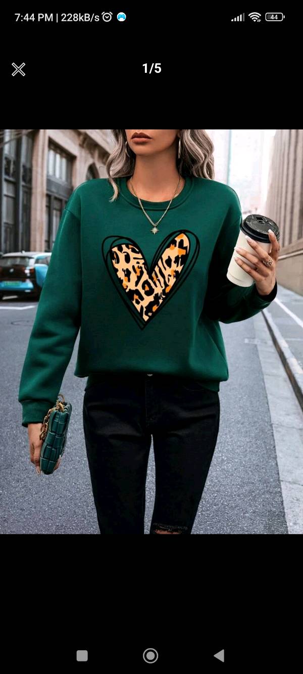 Suéter con corazón en Caracas