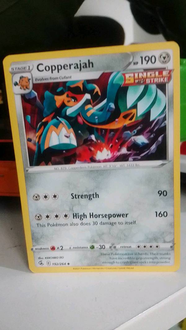 Carta Pokémon (Copperajah) en Bogota