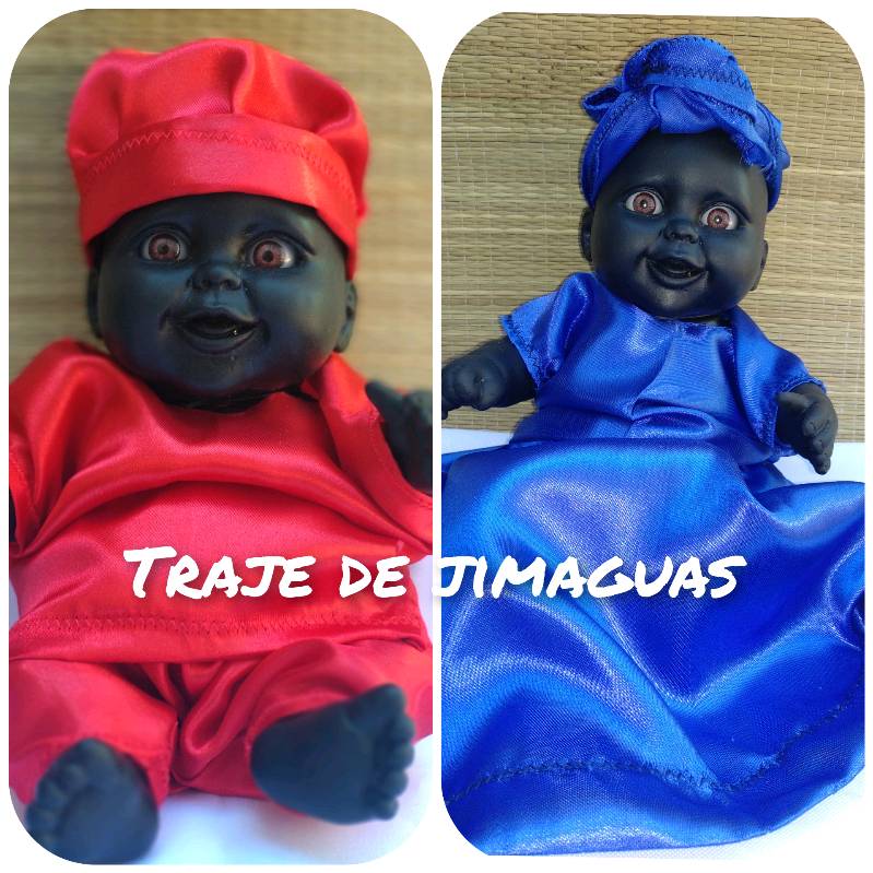 Traje de jimaguas o ibeyis en Buenos Aires