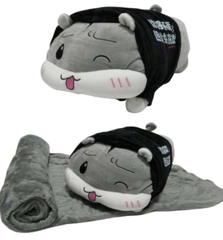 Cobija manta peluche térmica cojín en Cota