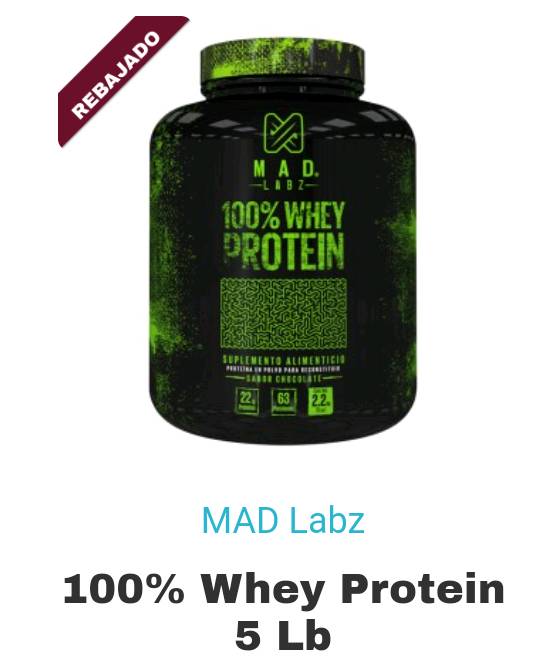 MAD LABZ 100% WHEY PROTEIN en Santiago de Querétaro
