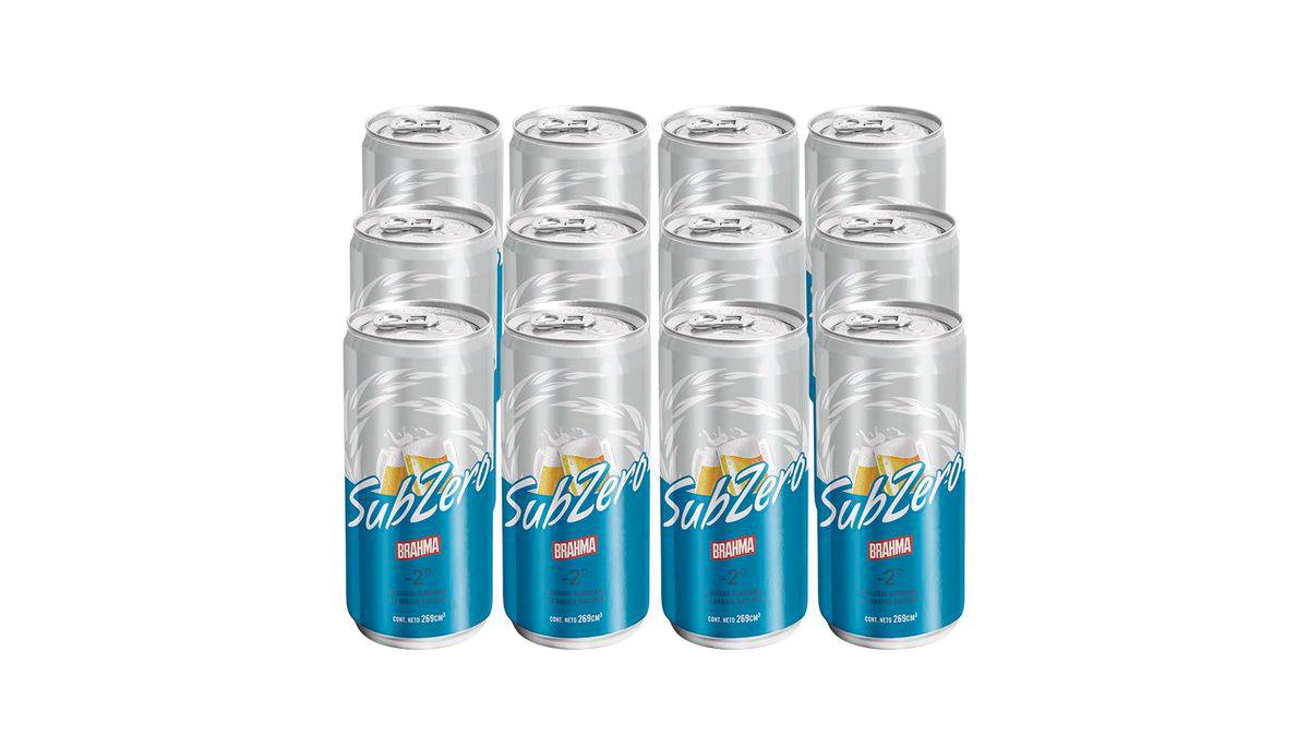 Pack Brahma Subzero Lata 269ml 12 en Villa Elisa