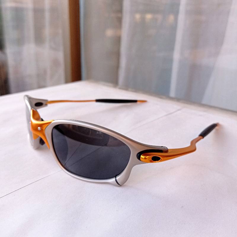 Lentes Metálicos tipo juliet, 40mm de alto. Polarizados en Santiago