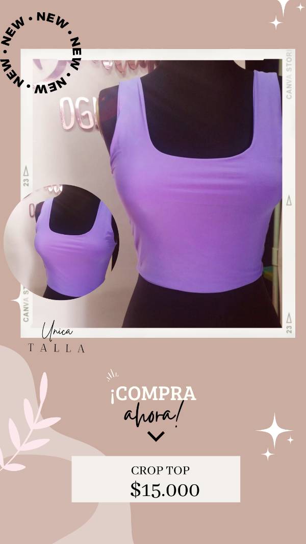 Crop top basico en Cota