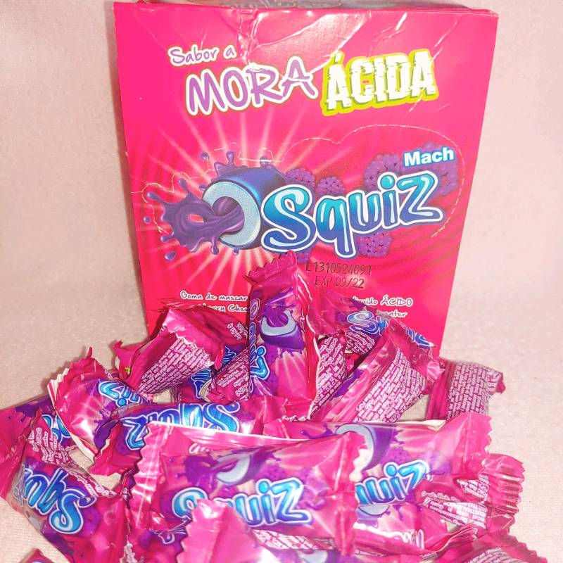 Chicles squiz mora ácida en Guatemala City