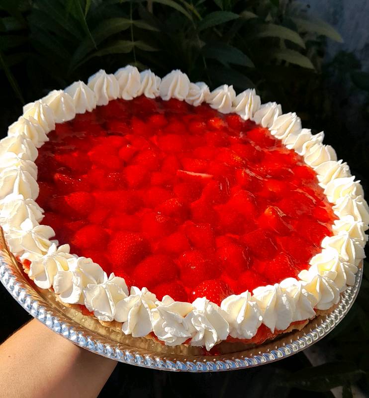 Tarta frutilla en Paso de Carrasco