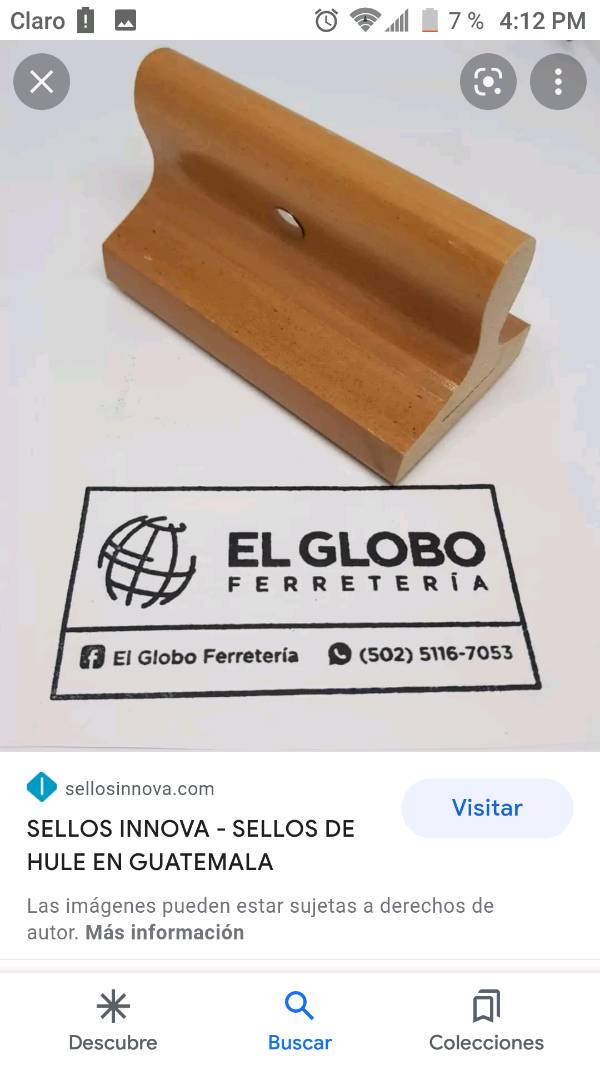 Sello Base de Madera en Quetzaltenango